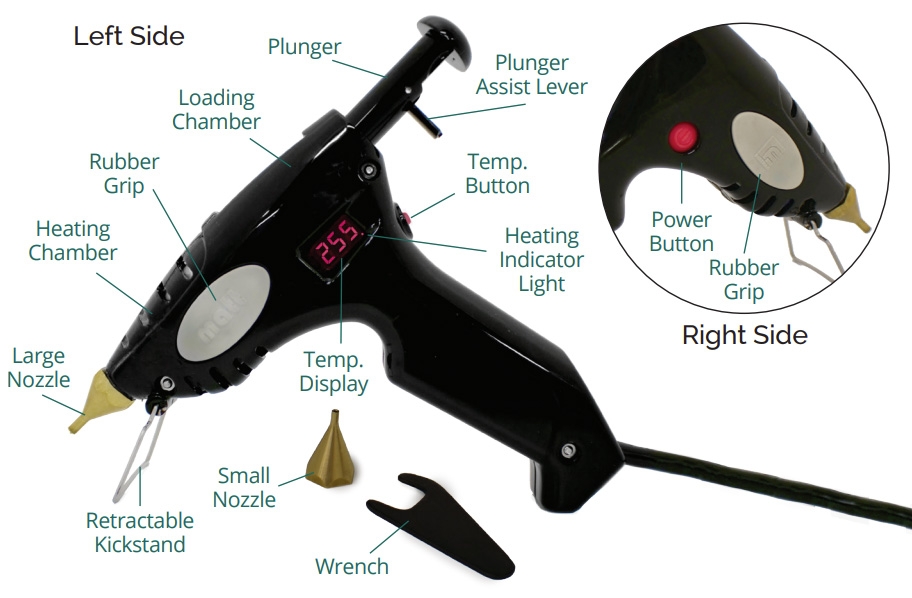 MATT GUN II KIT PISTOLA PER LAVORAZIONE CERA ORAFI/ ORIGINAL MATT GUN ...