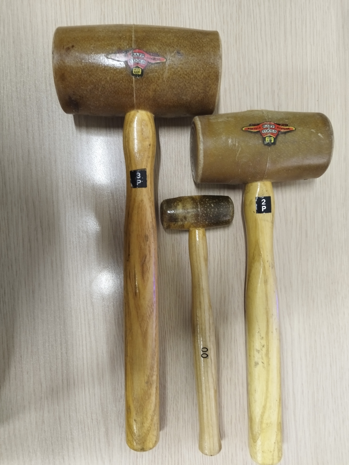 MAZZUOLA IN PELLE DI BUFALO "ORIGINALE RAPP TOOLS" MISURA 2P/BUFFALO ...