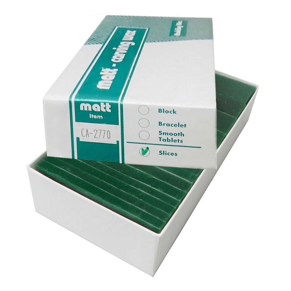 CERA MATT MATTONE A FETTE VERDE CA2770 127501/Matt Wax Bars - Pelusi