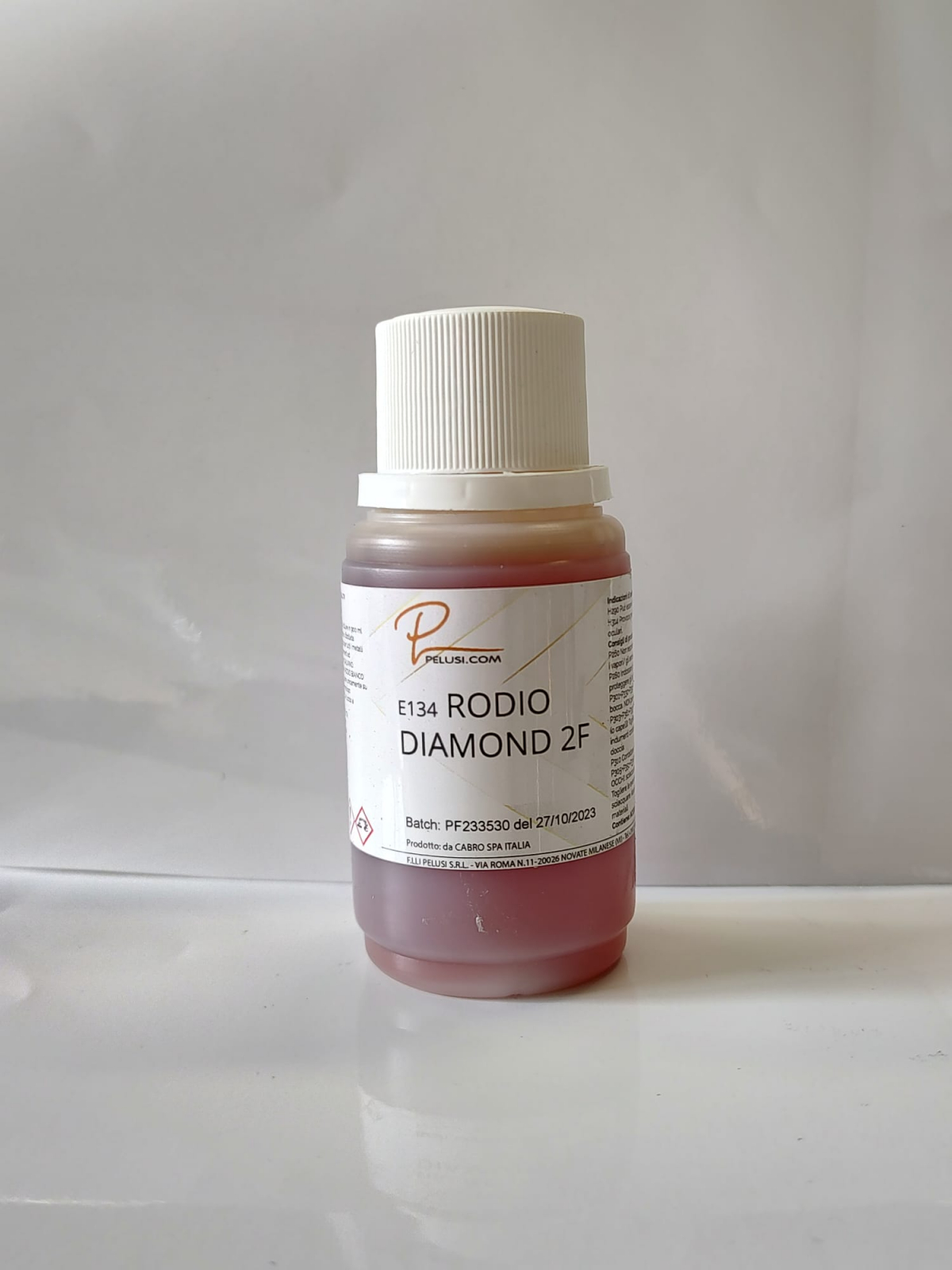 RODIO SOLUZIONE COLORE BIANCO DIAMOND 2F - SOLUZIONE DA 100 ML ...