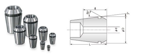 COLLET/PINZA EPR0825 PINZA ER08 DIN 6499/B MM 2.5 - Pelusi