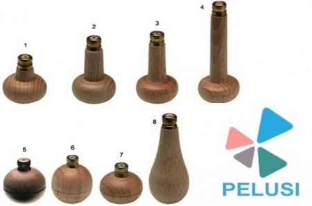 MANICO IN LEGNO PER BULINO ACCIAIO O BULINO IN TUNGSTENO / WOODEN ...