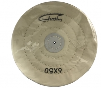 RUOTA TELA BEIGE 6X50 MARCA "HATHO" D.150 MM - Pelusi